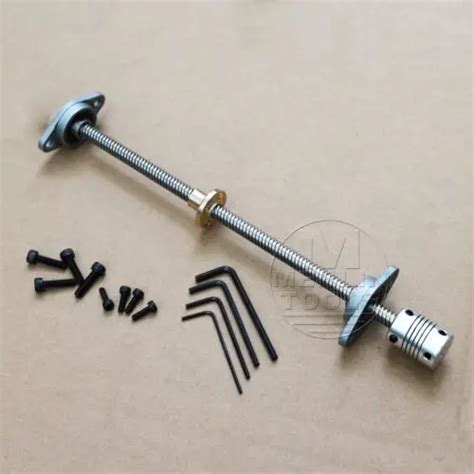 T10 Mm 사다리꼴 나사 막대 수평 리드 2 12 미리메터 L 100 600 미리메터 컷 3d 프린터너트and볼트 세트 Aliexpress