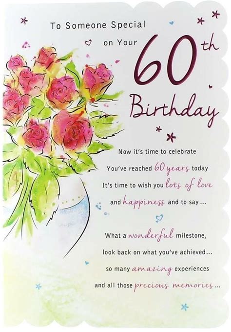 Pin By Carin Van Wyk On Birthday Wishes 60th Birthday Cards Happy