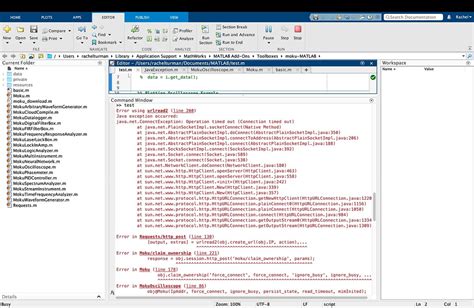Python Or Matlab Api Not Connecting To The Mokugo Mokugo Liquid