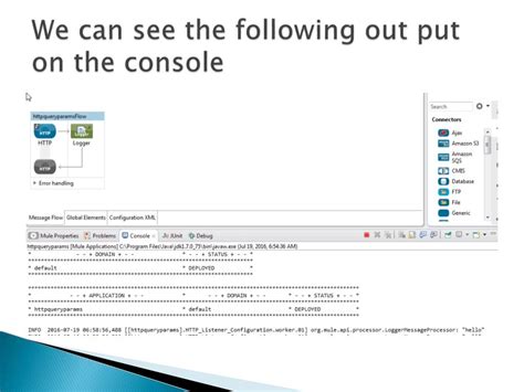 how to get query parameters in mule