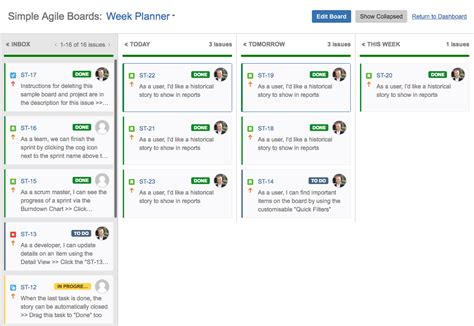 Viewing A Board Agile Boards