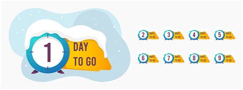 숫자 일 왼쪽 카운트 다운 타이머 벡터 일러스트 템플릿의 집합 승진 판매 방문 페이지 템플릿 Ui 웹 모바일 앱 포스터 배너 전단지에 사용할 수 있습니다 3가지 개체에 대한