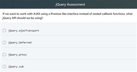 Solved Jquery Assessment Working With Ajax We May Run Into