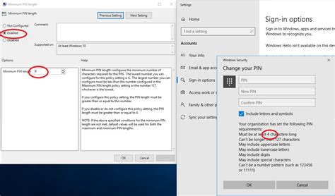 Specify Maximum And Minimum Pin Length In Windows 10 Tutorials