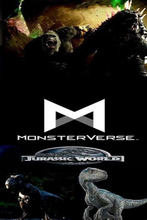 Monsterverse Jurassic World Poster By Steveirwinfan96 On Deviantart