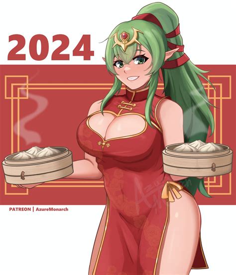 Rule 34 1girls 2024 Alternate Costume Azure Monarch Breasts Chinese Clothes Cleavage Female