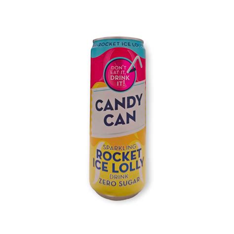 Netherlands Candy Can Sparkling Drink Rocket Ice Lolly 330 Ml