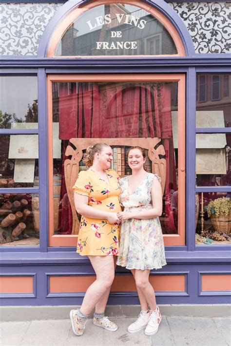 Orlando Same Sex Engagement Photography Epcot Disney