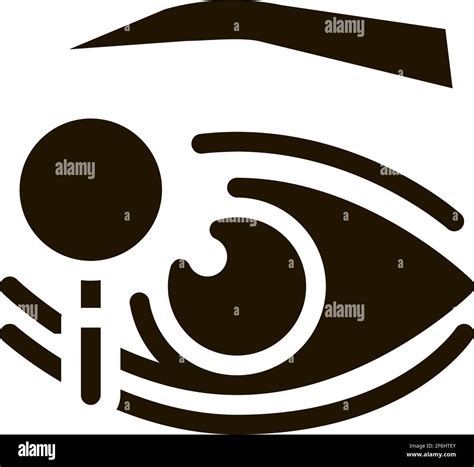Eyelid Research Icon Vector Glyph Illustration Stock Vector Image And Art