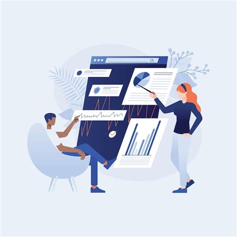 Premium Vector Illustrating Seo Excellence Company Services And Analysis