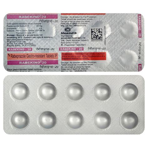 Rabekind 20 Strip Of 10 Tablets Health And Personal Care