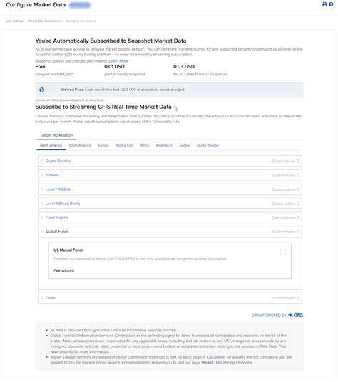 Subscribe To Market Data