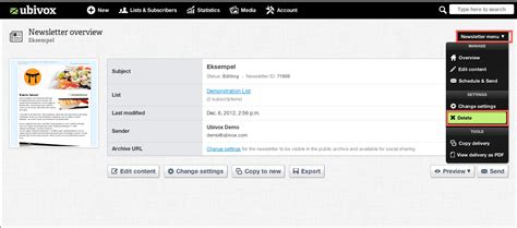 Delete A Draft Ubivox Documentation And Knowledge