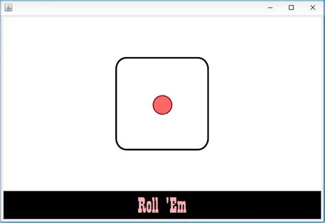 Solved Create A Java Program That Allows The User To Roll A
