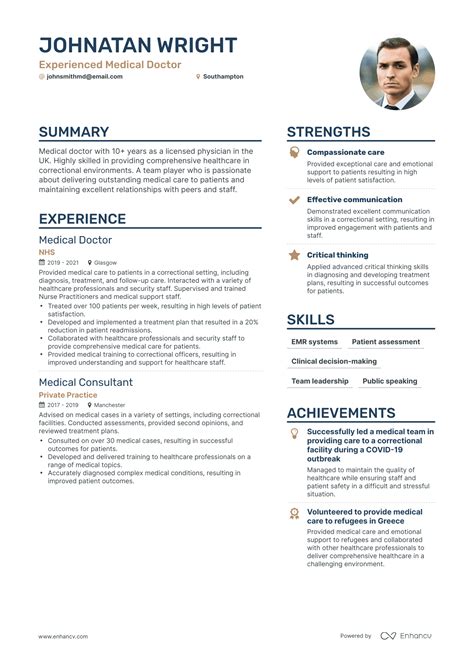 3 Doctor Cv Examples For 2023