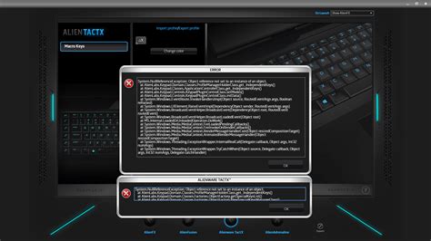 Help Alienware Command Center Not Working For Macro Keys Alien Tactx R Alienware