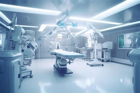 Premium Photo 3d Rendering Robot Working In Modern Operating Room Premium Photo 3d Rendering Robot Working In Modern Operating Room
