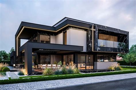 Проект дома в стиле Хай Тек House Roof Construction Modern House Design