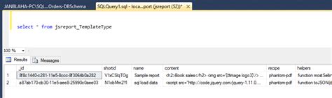 pdf reports in sql server