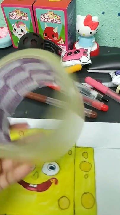 Making Spongebob Paper Squishy 🧽 Youtube