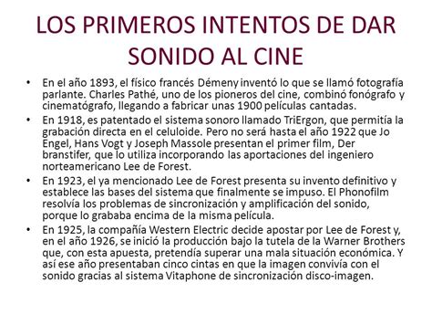 El Sonido En El Cine Ppt Descargar