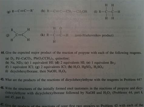 Give The Expected Major Product Of The Reaction Of
