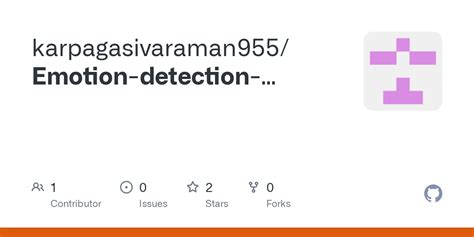 Github Karpagasivaraman955emotion Detection Using Tensorflow And Opencv