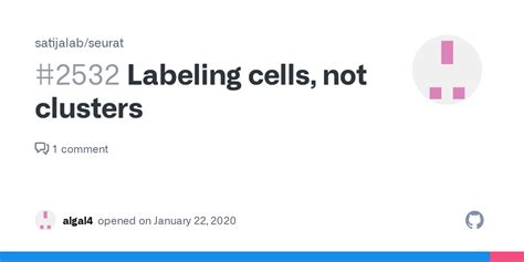 Labeling Cells Not Clusters · Issue 2532 · Satijalabseurat · Github