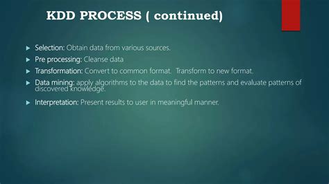 Data Mining Knowledge Discovery Process Classification Pptx
