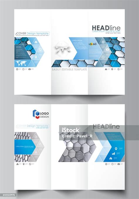 트라이폴드 브로셔 비즈니스 템플릿 양쪽 간편연결 편집 가능 3단 브로슈어에 대한 스톡 벡터 아트 및 기타 이미지 3단