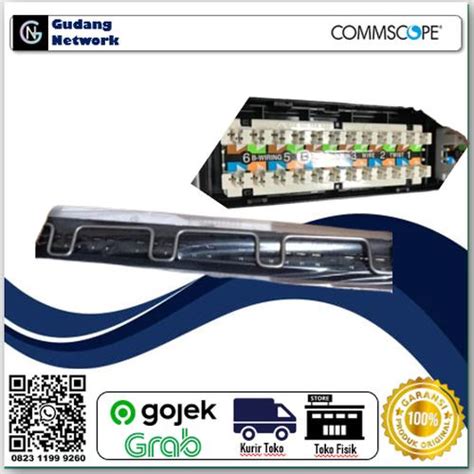 Jual Commscope Netconnect Amp Patch Panel 24 Port Cat 6 Include