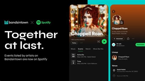 we made it easier for artists to list their upcoming shows on spotify