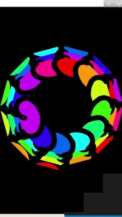 rotating circles graphics using python youtube