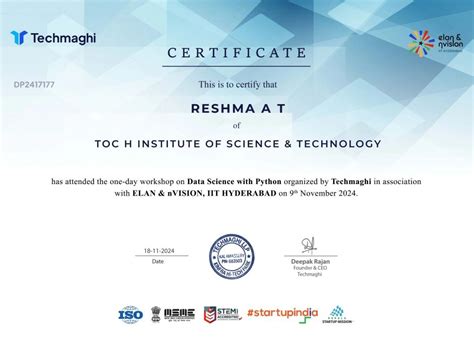 Reshma A T On Linkedin Datascience Python Professionalgrowth