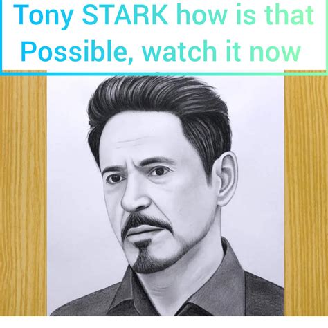 Tony Stark Drawing Iron Man Pencil Sketch By Elclassico100 On