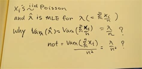 Solved X I S Poisson And Lambda Cap Is MLE For Lambda Chegg Com