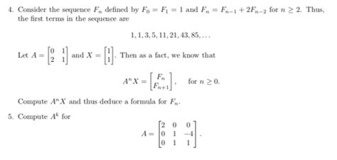 Solved Consider The Sequence F Defined By Fo F And Chegg