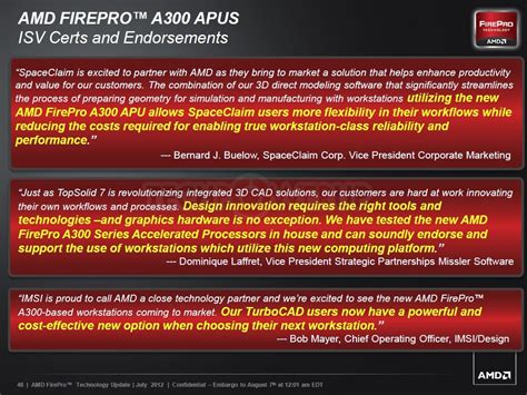 Amd Launches Worlds First Firepro A300 Series Apu Specifications And Performance Detailed