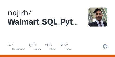 Walmartsqlpythonreadmemd At Main · Najirhwalmartsqlpython · Github