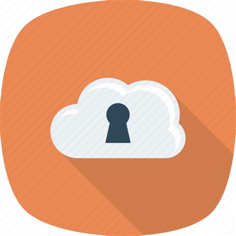 Cloud Lock Locked Security Icon