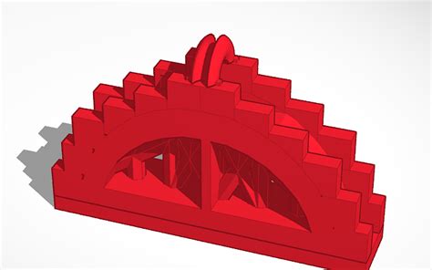 3d Design Complex Arch Bridge Tinkercad