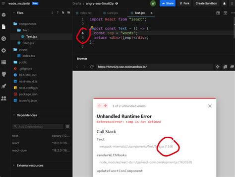 NextJS Error Page Reports Incorrect Line From Error Issue