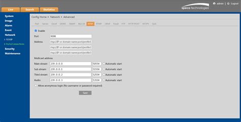 how to get an rtsp stream directly from an ip camera