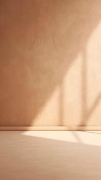 Premium Ai Image Abstract Beige Studio Background For Product Presentation Generative Ai