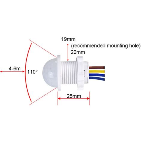 Mini Closet Pir Sensor Detector Smart Switch 110v 220v Led Pir Infrared Motion Sensor Detection