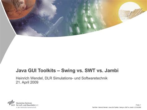 Java Gui Toolkits Swing Vs Swt Vs Jambi Ppt Programming Languages Computing