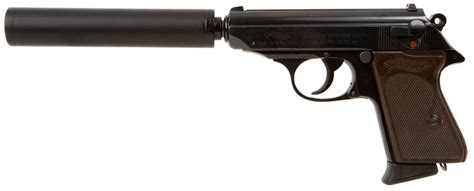 Walther Ppk Silencer James Bond Deactivated Walther Ppk With Silencer