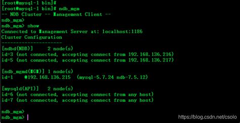 第一篇:mysqlcluster数据库集群的搭建和配置mysql Cluster Csdn博客 第一篇:mysqlcluster数据库集群的搭建和配置mysql Cluster Csdn博客