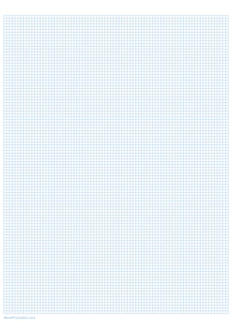 Printable 1 10 Inch Light Blue Graph Paper For A4 Paper