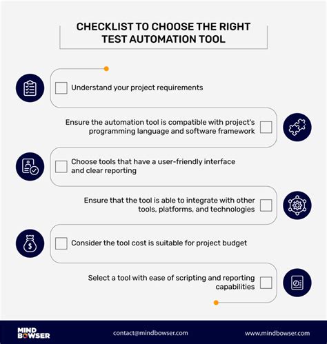how to select the right test automation tool for your project